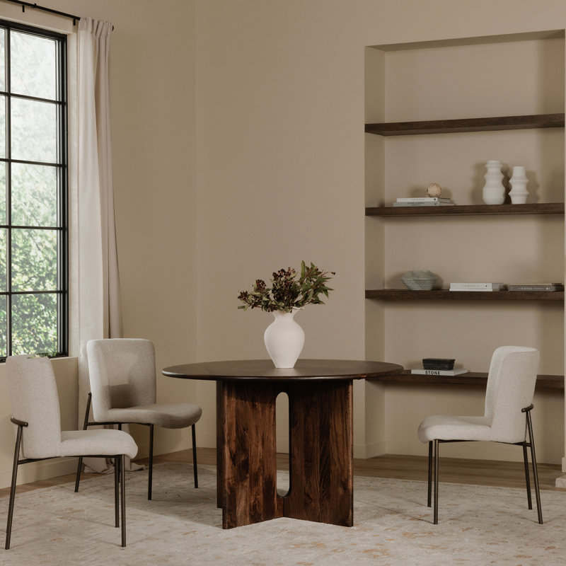 AllModern Ellaine Dining Table Dark Brown | AllModern